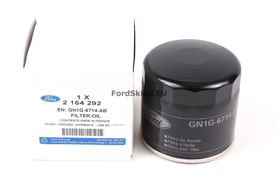 Filtr oleju Ford 1.2 /1.5 Dragon 2164292 | Ford Sklep
